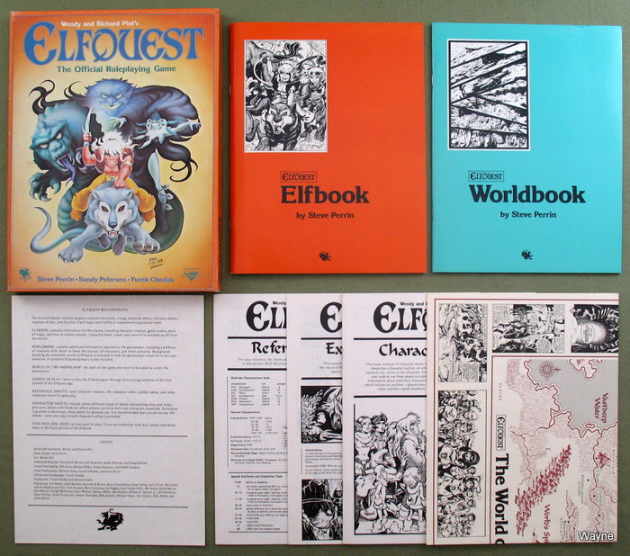 Elfquest Roleplaying Waynes Books Rpg Reference