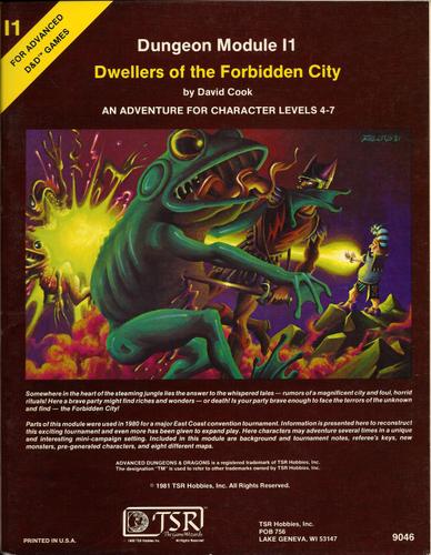Advanced Dungeons & Dragons (AD&D) Modules H-I - Wayne's Books RPG Reference